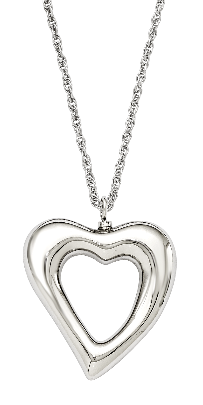 Open Heart Locket Drawing