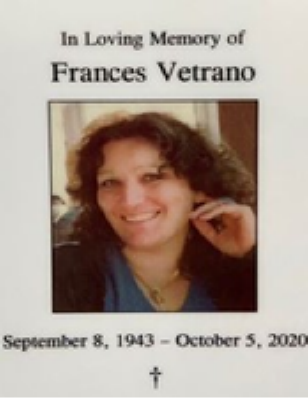 Frances Vetrano Illinois Obituary