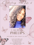 Lauren Patrice Phillips - 2022 - Austin A. Layne Mortuary, Inc.