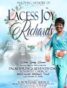 Lacess Joy Richards - 2022 - A Mortuary Service (Oakland Park Location)