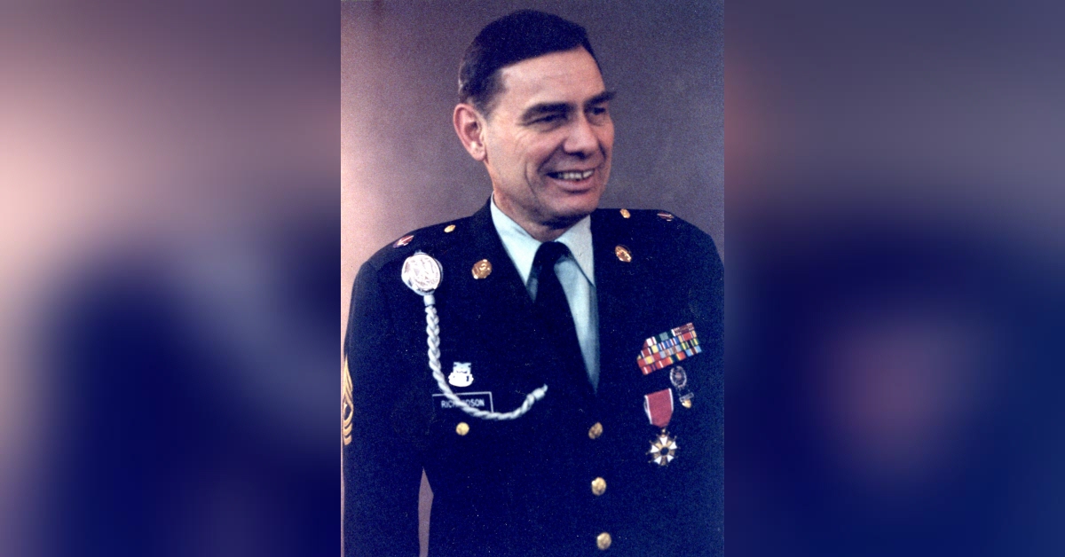 Obituary information for CSM Fredrick Glenn Richardson,