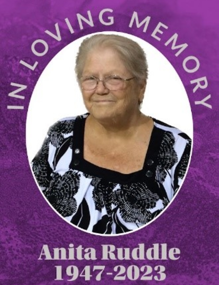 Anita Delores Ruddle - 2023 - Bill Head Funeral Homes