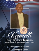 Kenneth Taylor Clemons - 2023 - Al Firdous Funeral Home
