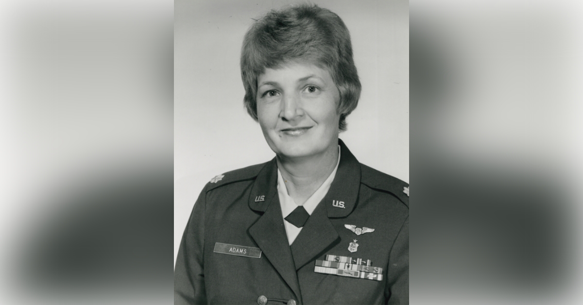 Obituary information for Lieutenant Colonel Lena Gray Adams