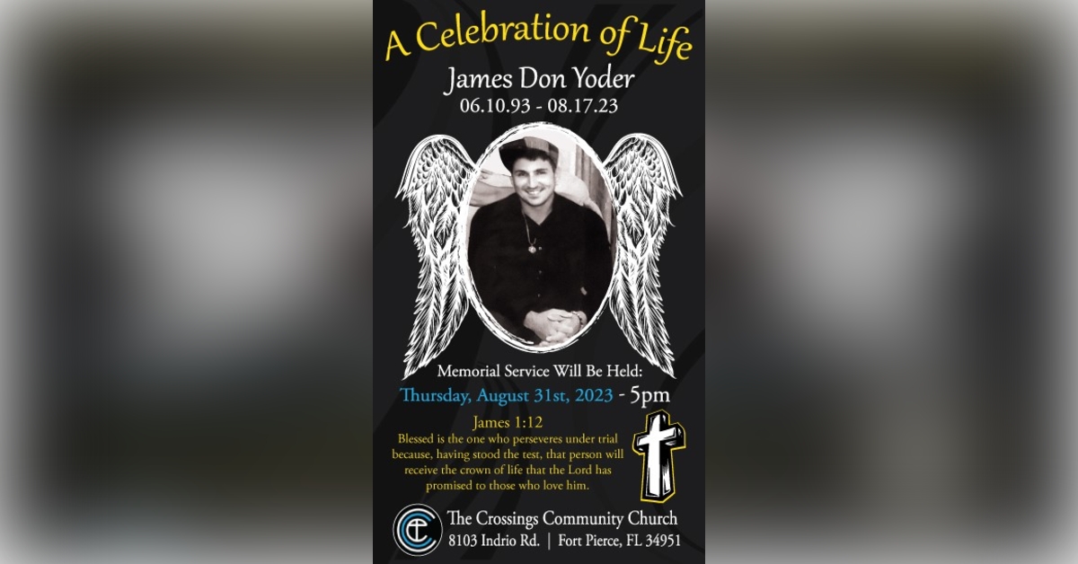 Obituary information for James Don Yoder