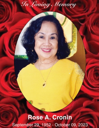 Rose Amigo Cronin Obituary - 2023 - Robert A Pumphrey Funeral Homes