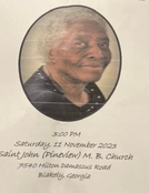 Mrs. Queen Esther Shaw - 2023 - Peoples Funeral Home