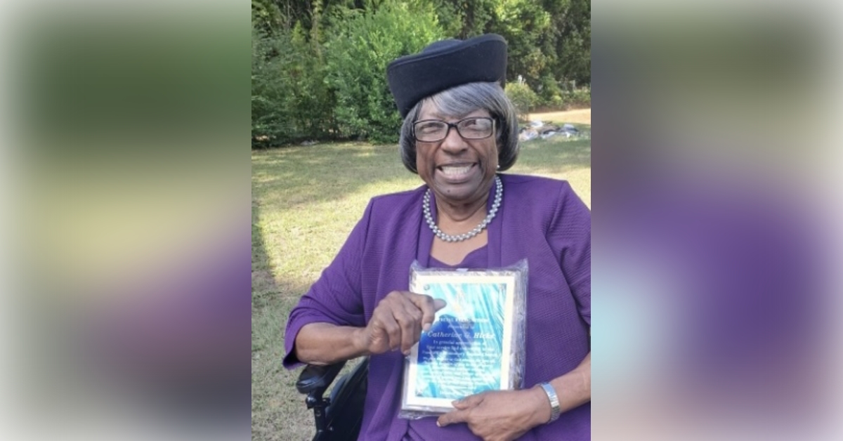 Obituary information for Catherine Goode-Hicks