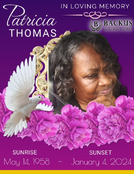 Patricia Ann Thomas - 2024 - Backus Funeral Home