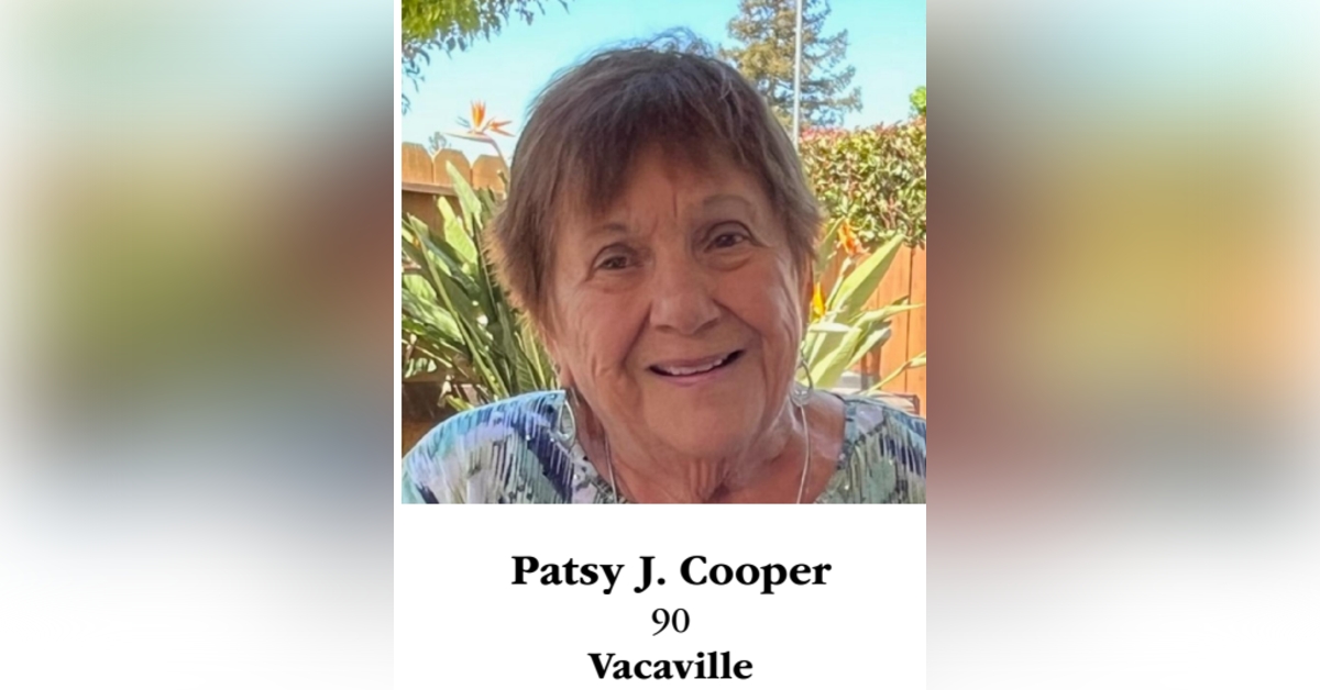 Obituary information for Patsy J. Cooper