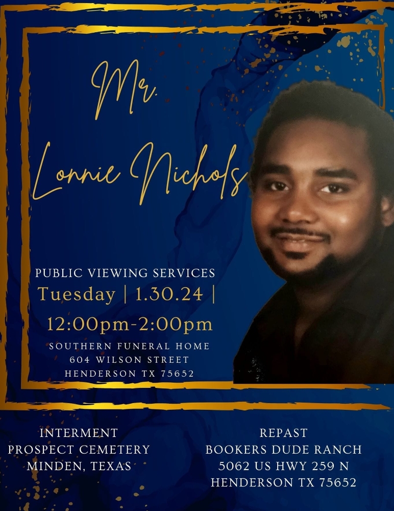 Mr. Lonnie Nichols - 2024 - Southern Funeral Home New