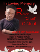 RONNIE ONEAL - 2024 - Angels of Paradise Mortuary