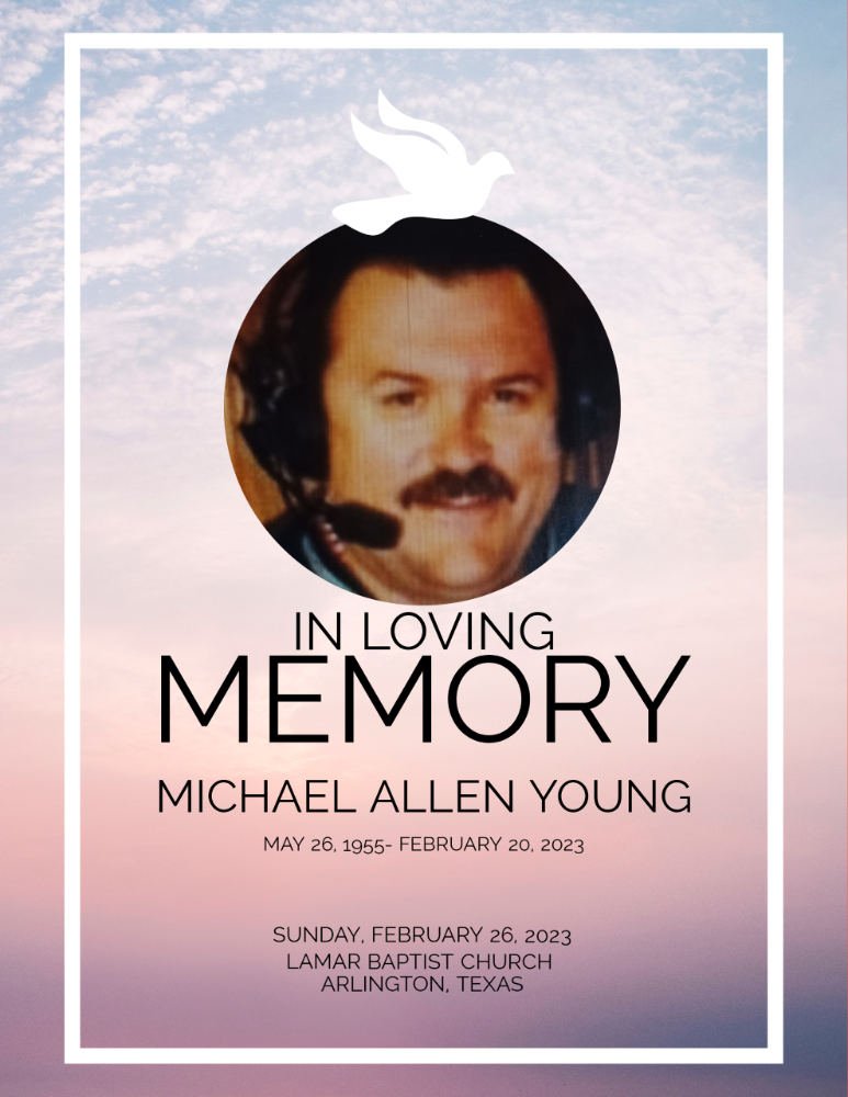 Michael Allen Young - 2023 - Angel Hills Funeral Directors
