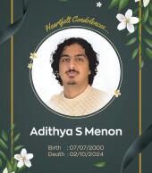 Adithya Sunil Menon - 2024 - Winford Funerals