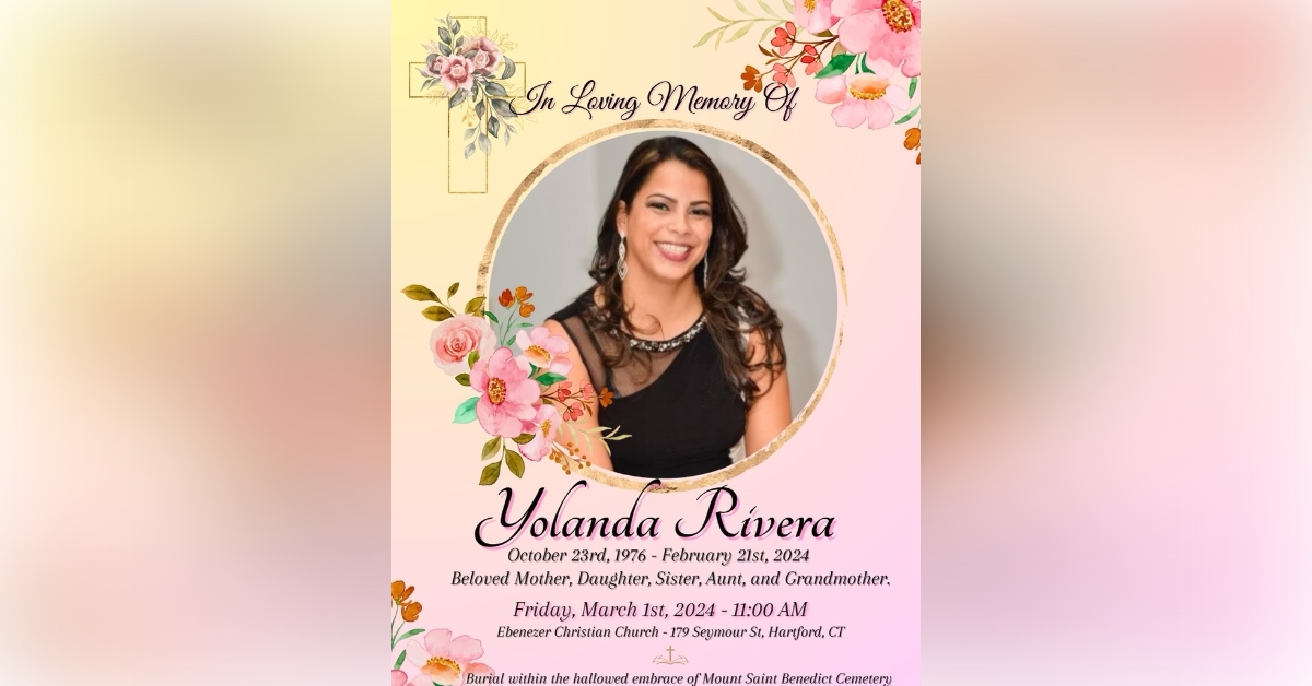Obituary information for Yolanda Rivera