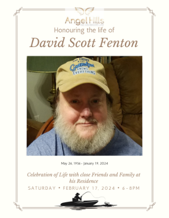David Scott Fenton Obituary - 2024 - Angel Hills Funeral Directors