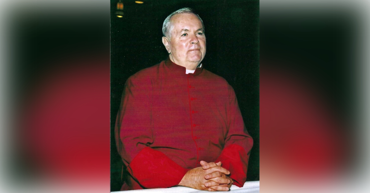 Obituary information for Monsignor John Joseph Conahan