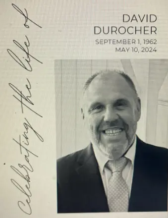 Obituary information for David M. Durocher