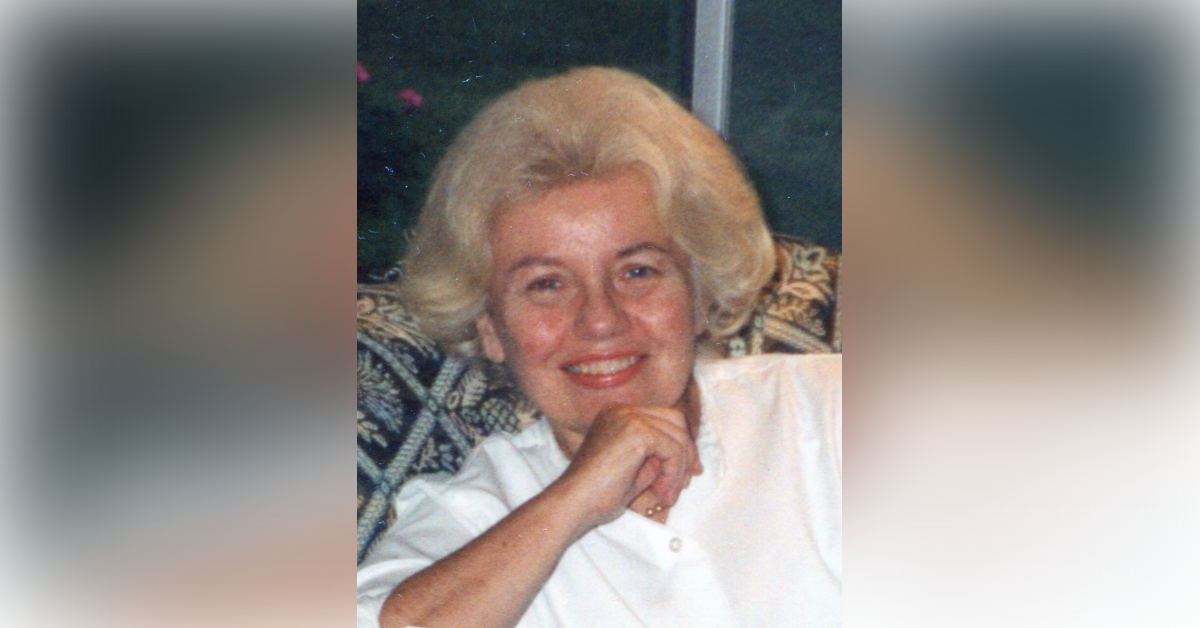 Obituary information for Eleanor Jean Pons