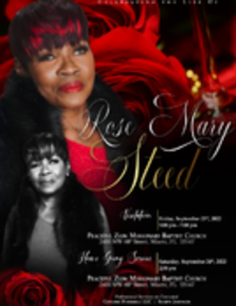 ROSE MARY STEED Obituary - 2022 - Genuine Funeral Partners