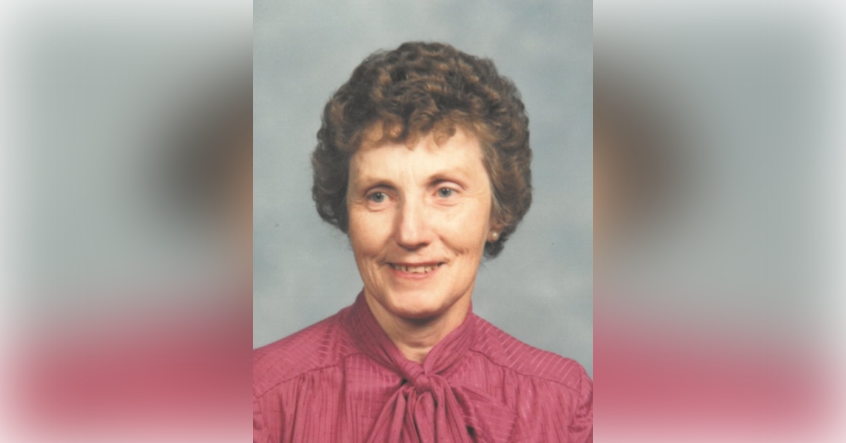 Obituary information for Jean Marjorie Benson