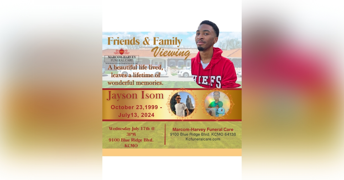 Obituary information for Jayson Isom