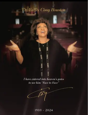 Obituary information for Dr. Emily Cissy Houston