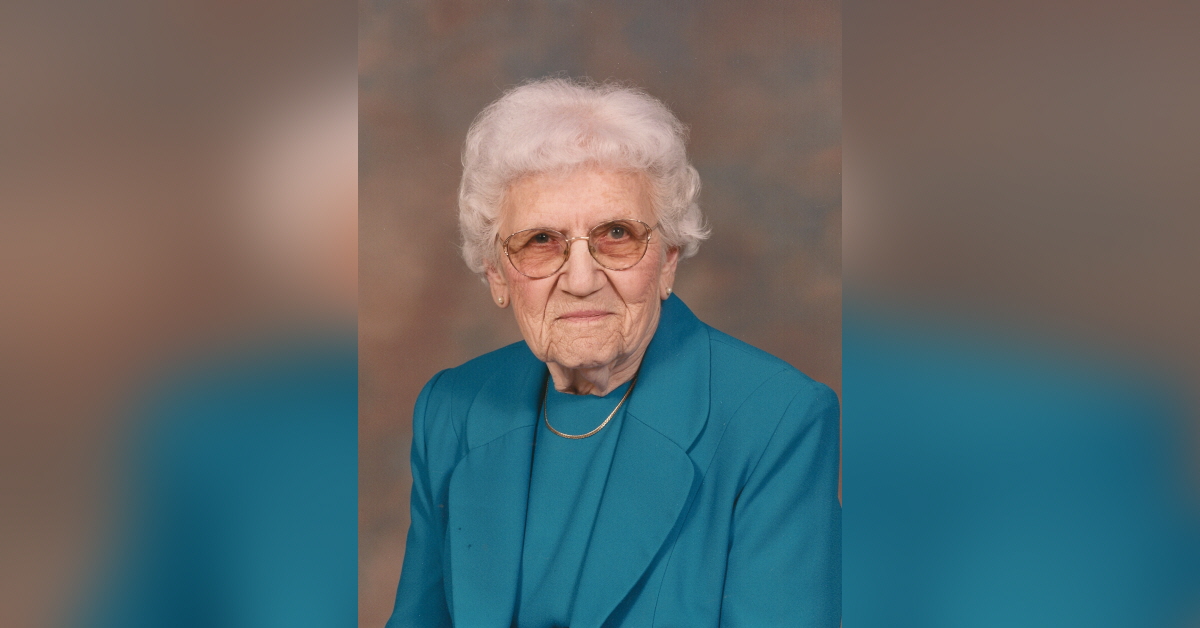 Obituary information for Alma Caroline Meier