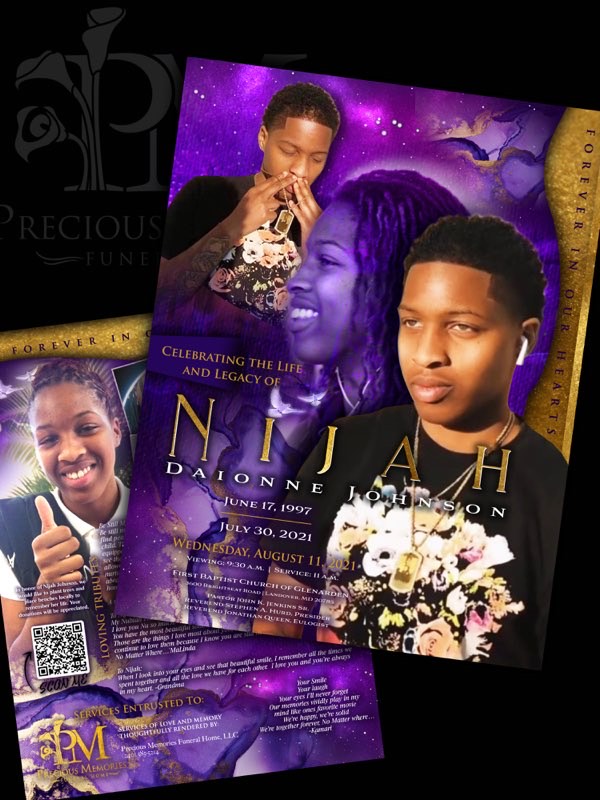 Funeral Programs | Precious Memories Funeral Home, P.A.