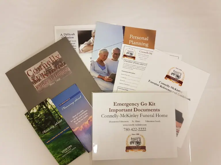 Advance Funeral Planning Kit | Connelly-McKinley Funeral ...