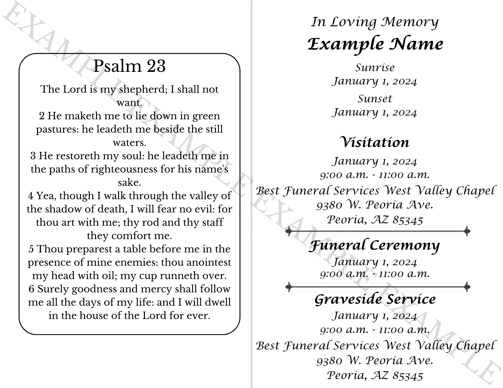 Cremation Merchandise