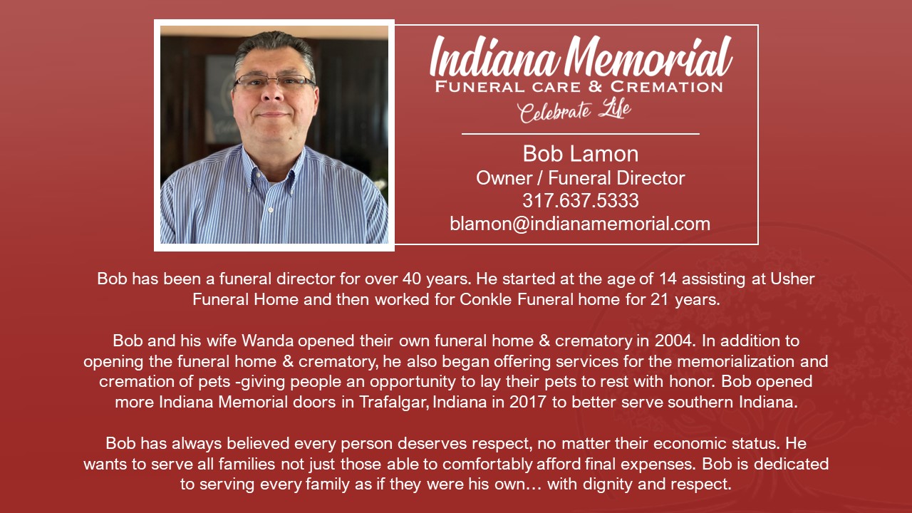 Our Staff | Indiana Memorial Funeral Care & Cremation Ser...