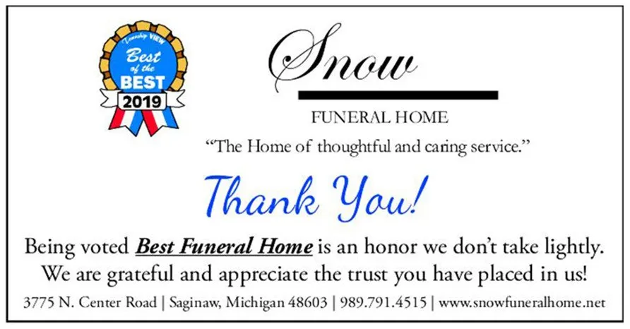 Our Beautiful Funeral Home in Saginaw | Snow Funeral Home