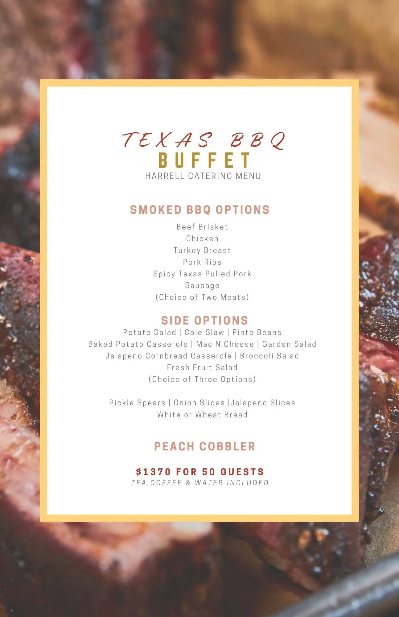 Funeral Home Catering | Harrell Funeral Home