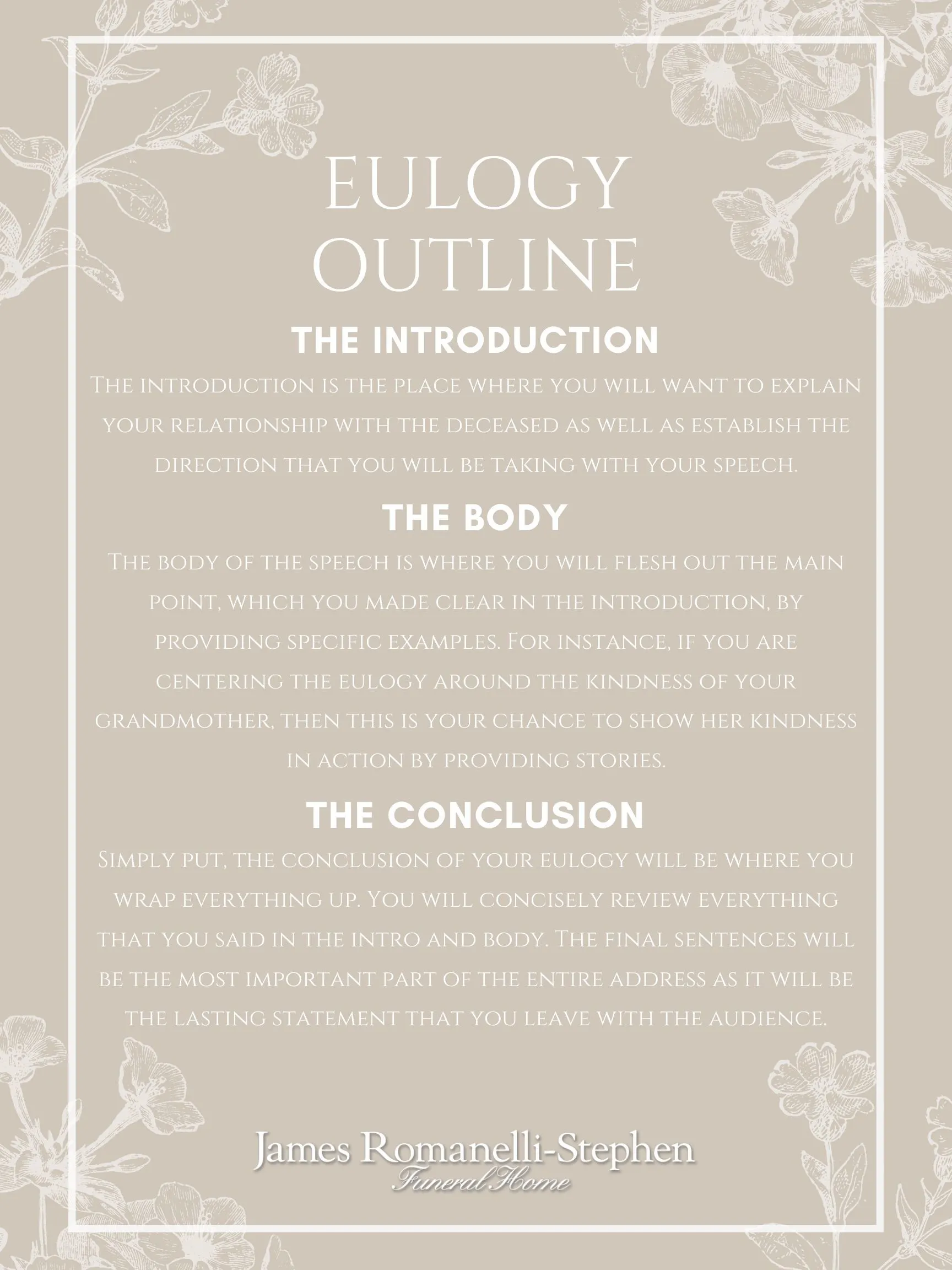 How to Write a Eulogy and What to Include