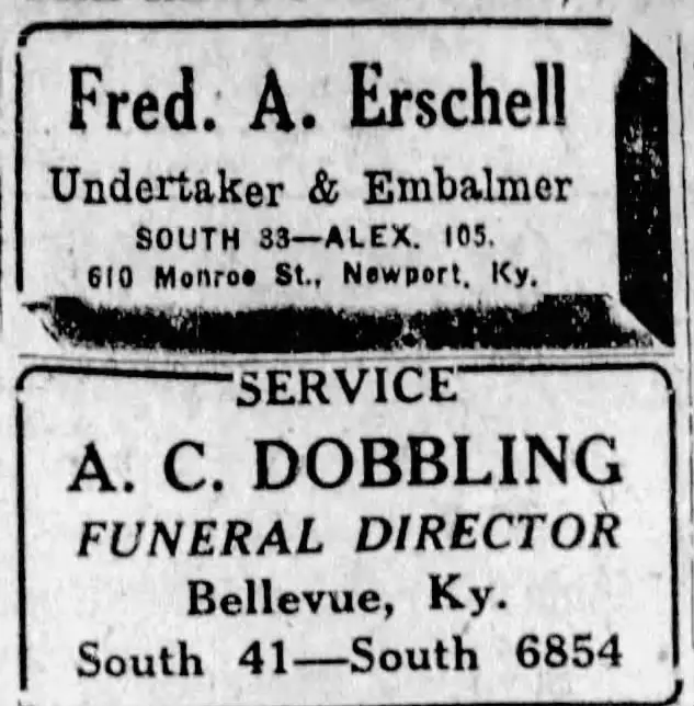 History | Dobbling, Muehlenkamp-Erschell Funeral Home